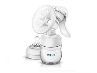 AVENT Pumpica za izmazavanje mleka Natural +5772+gratis Via 5 šolja sa poklopcima