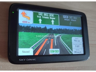 BRZA navigacija SKY DRIVE 5" HD 8gb bluetooth mape OKTOBAR 2024