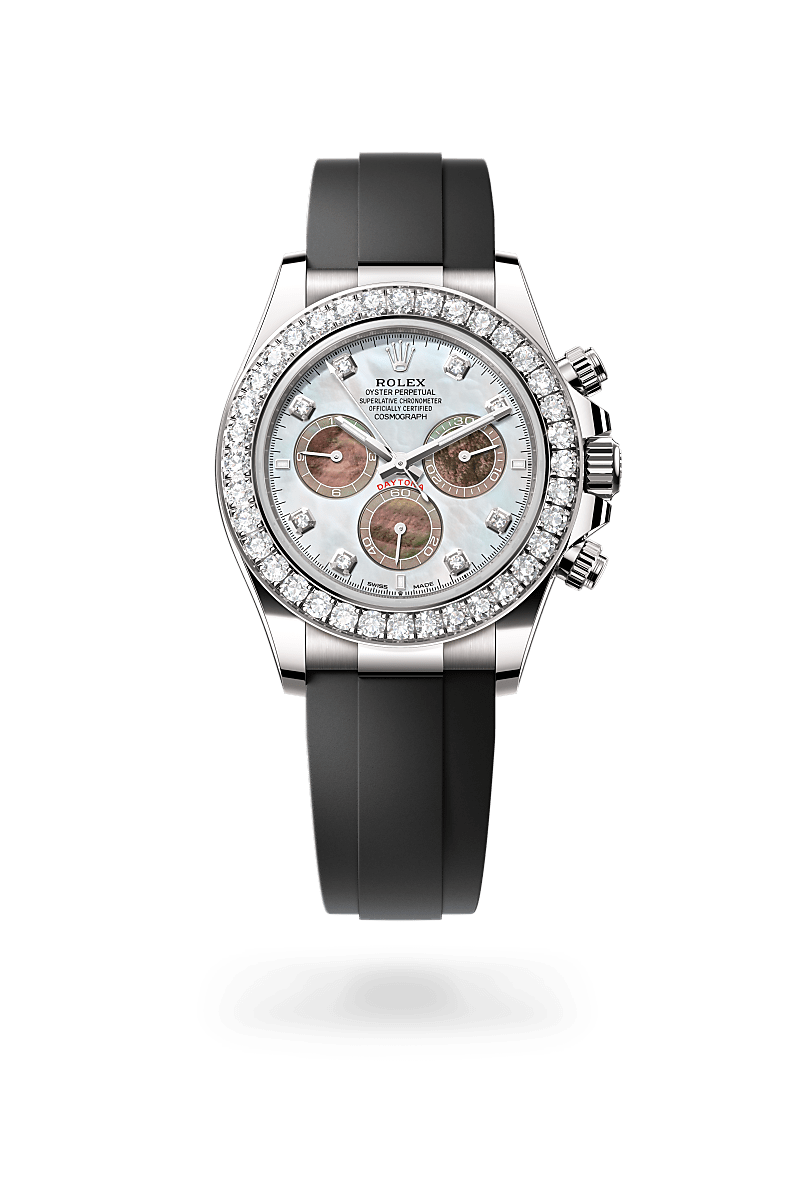 Rolex
Cosmograph Daytona
Oyster, 40 mm, white gold and diamonds
m126589RBR-0001