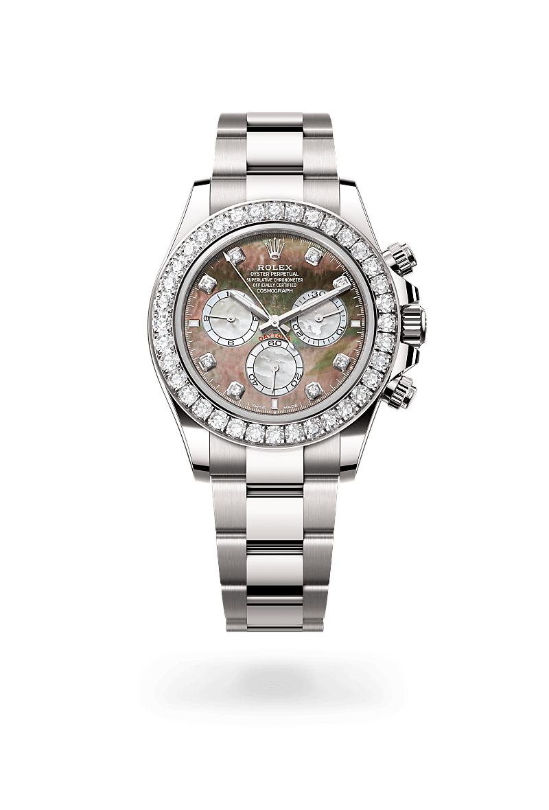 Rolex
Cosmograph Daytona
Oyster, 40 mm, white gold and diamonds
m126579RBR-0001