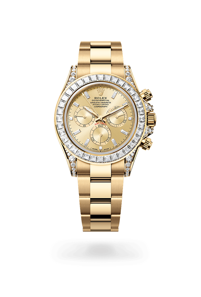 Rolex
Cosmograph Daytona
Oyster, 40 mm, yellow gold and diamonds
m126598TBR-0001