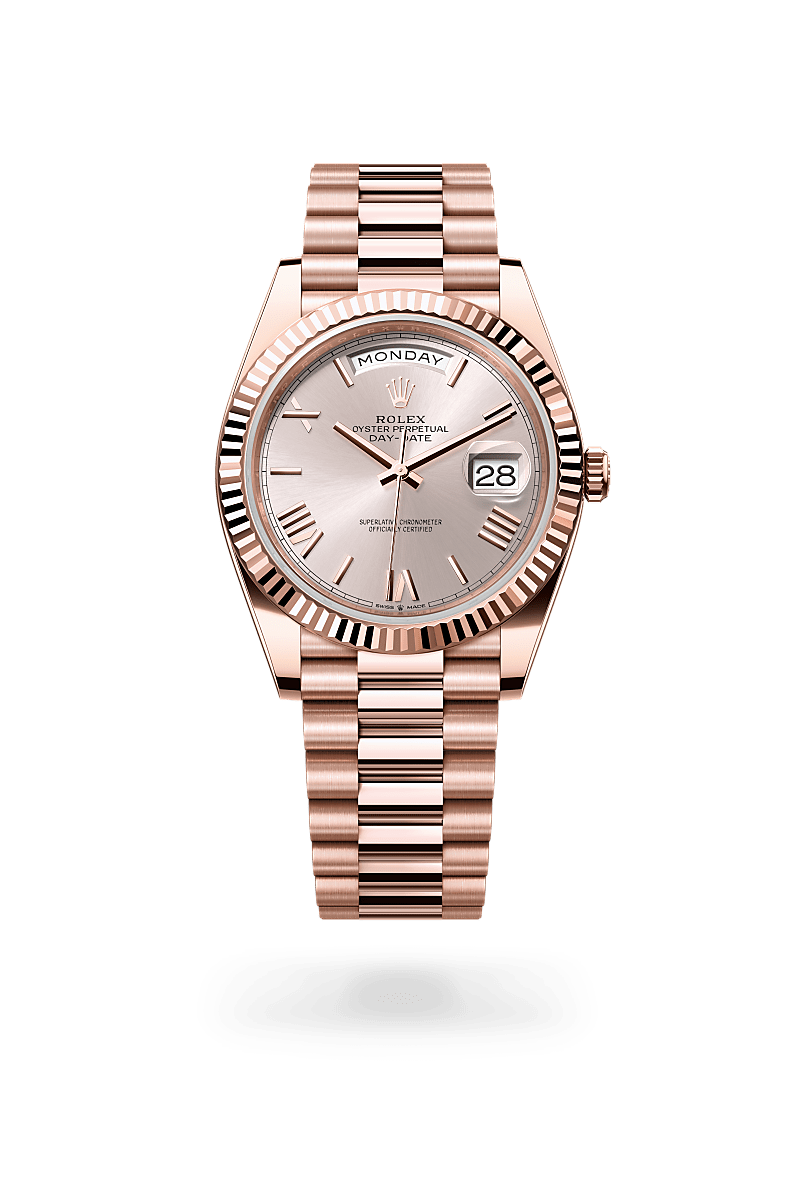 Rolex
Day-Date 40
Oyster, 40 mm, Everose gold
m228235-0001