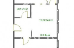 Prodaja stana-Dvosoban, Mogućnost adaptacije tako da ima dve spavaće! 58m2 ID#8441