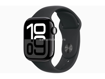 APPLE Watch Series 10 GPS 42mm cosmos black aluminum case - sport strap M/L black