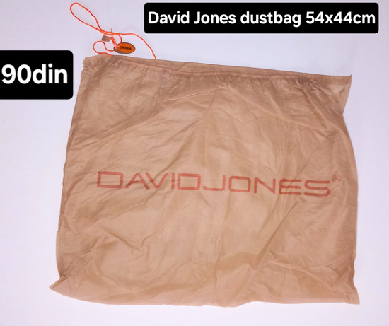 David Jones velika zaštitna torba dustbag bež