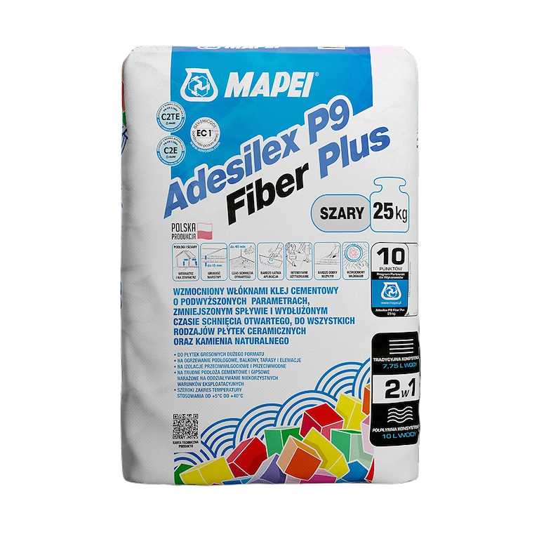 Fleksibilni lepak za keramiku ADESILEX P9 FIBER PLUS sivi (25kg)