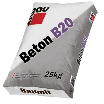 Gotova smeša za beton Beton B20, 25kg