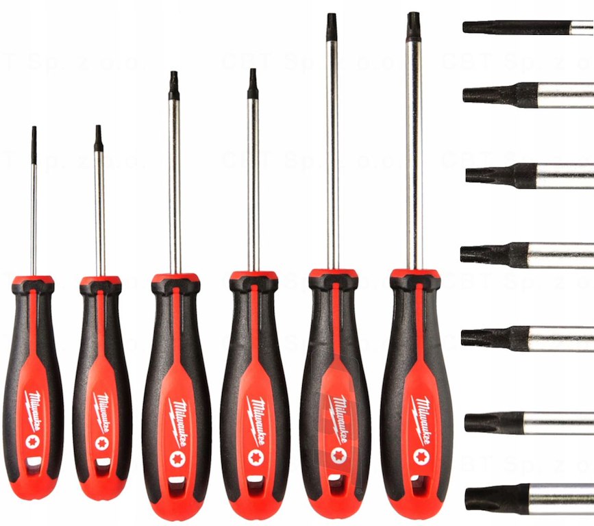 Milwaukee odvijač magnetni Tri-lobe Torx set 6kom