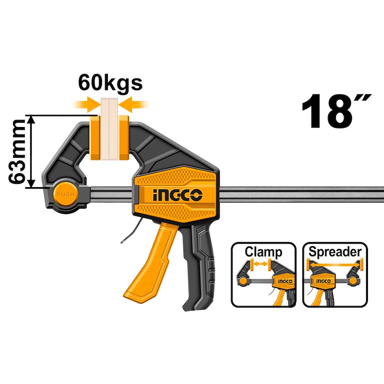 Hqbc01603 Brza Stega 63X450mm Ingco