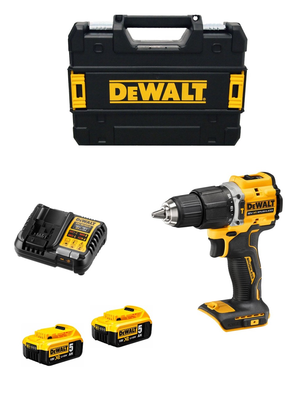 DeWALT Akumulatorska bušilica odvijač DCD100YP2T