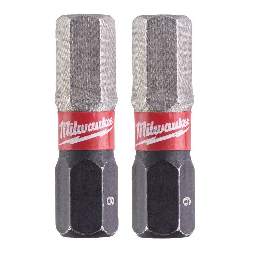 Milwaukee bit nastavak Shockwave HEX6 25mm-2kom