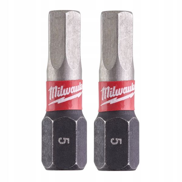 Milwaukee bit nastavak Shockwave HEX5 25mm-2kom