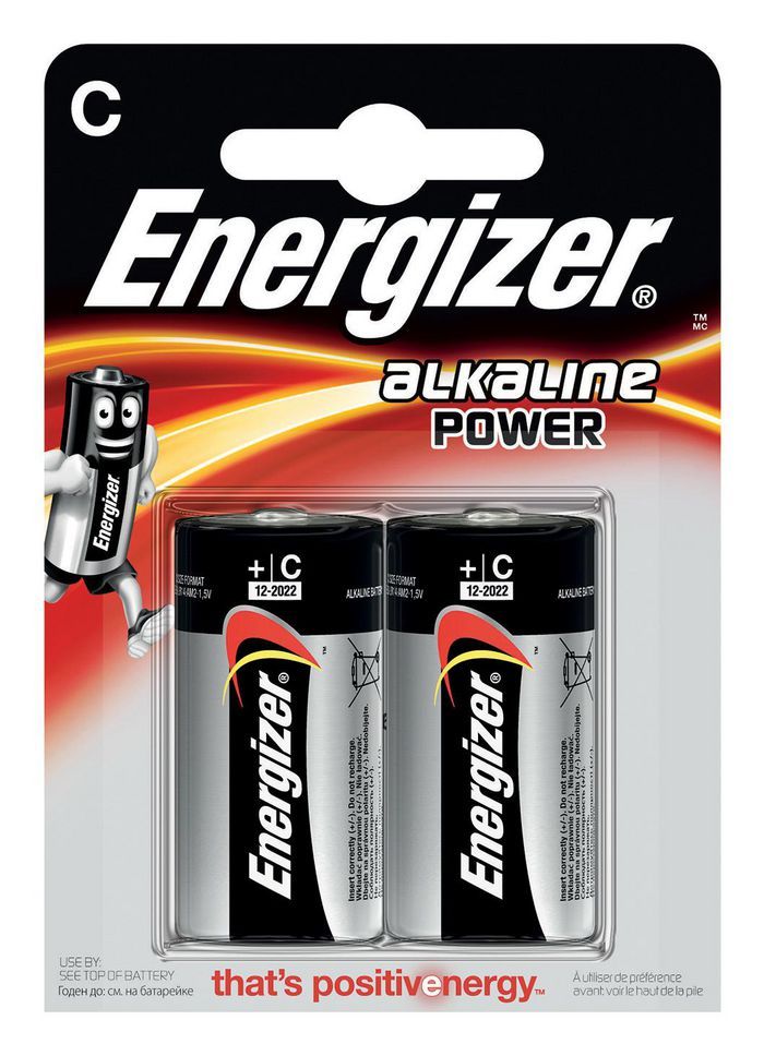 Energizer baterija Alkaline C (2 kom)