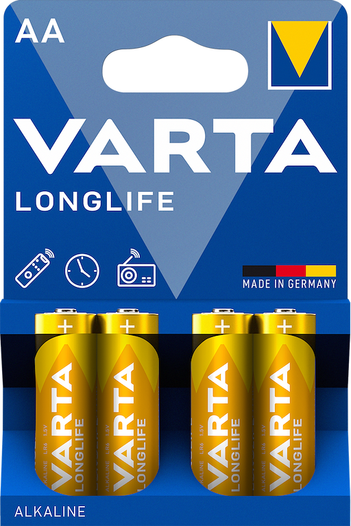 Longlife alkalna baterija LR6 4/1