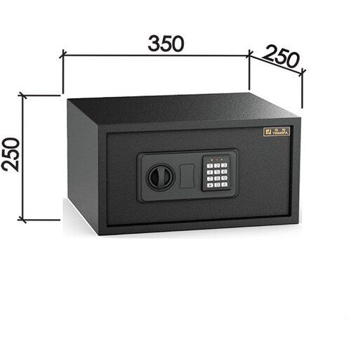 Sef sa šifrom SS1 Crna 200x310x200mm Q