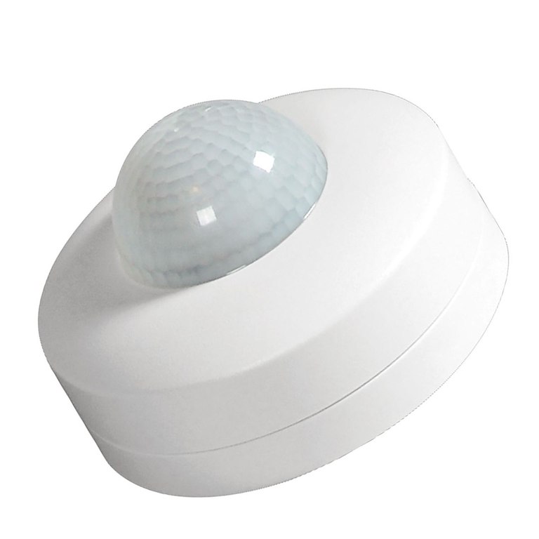 Infracrveni detektor pokreta, 360°, max.1200W, beli - 12m 230 V ~, IP20