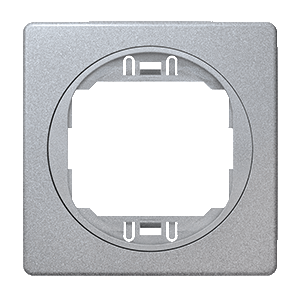 Maska jednostruka EON 80x80, silver sa silver nosačem