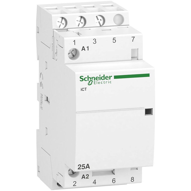 Kontaktor modularni SE, 3P (3NO), 25A (AC7a), kalem 220-240V AC, 2 modula