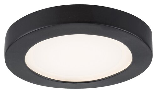 Coco LED panel kupatilski crni D8,5cm 3W 4000K crni IP44