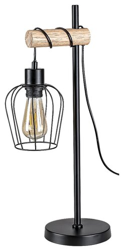 Fabian unutrašnja metal-drvena stona lampa E27 40W H56cm