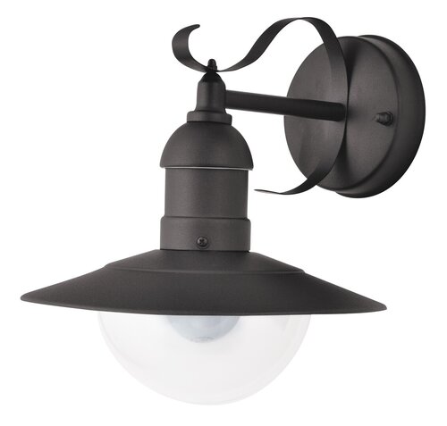 Oslo spoljna zidna lampa E27 60W mat crno H28cm IP44