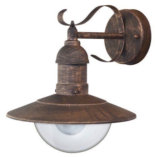 Oslo spoljna zidna lampa E27 60W metal staro zlato H28cm IP44