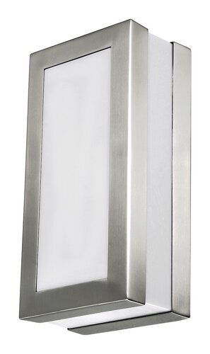 Stuttgart spoljna zidna lampa E27 14W metal plastika inox 12,5x25cm IP44