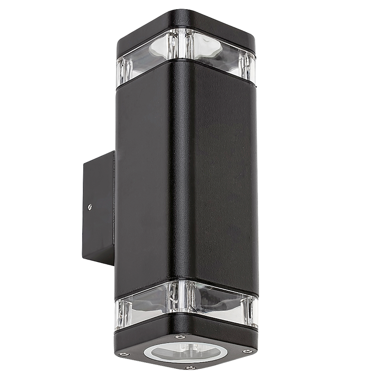 Sintra spoljna zidna lampa GU10 2X25W crno metal 23x8cm