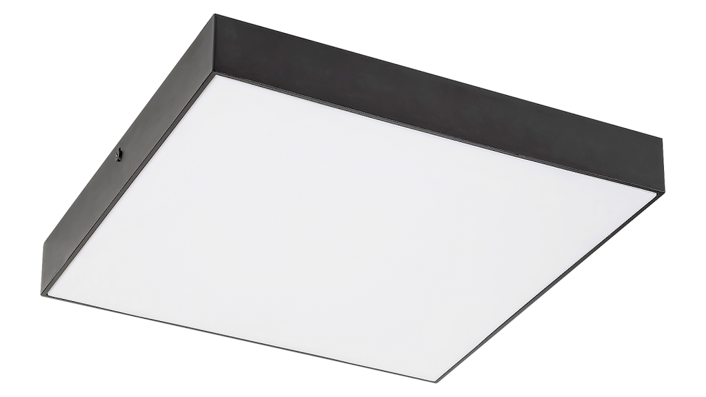 Tartu spoljna plafonska LED 18W 2800K-4000K-6000K 1800Lm crno 17,5x17,5cm