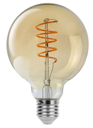 Filament LED E27 G95 4W 350lm 2200K Ambiance