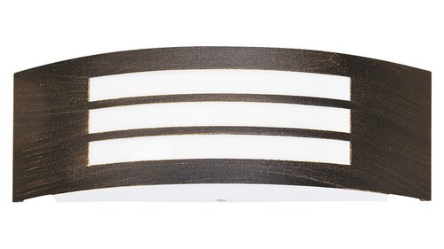 Roma spoljna zidna lampa E27 14W metal plastika staro zlato IP44