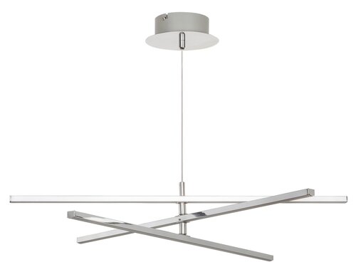 Meredith visilica hrom LED 18W 3000K 1500Lm H122cm