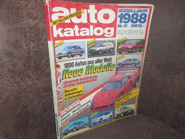 1988. AUTO KATALOG, GERMAN - 31