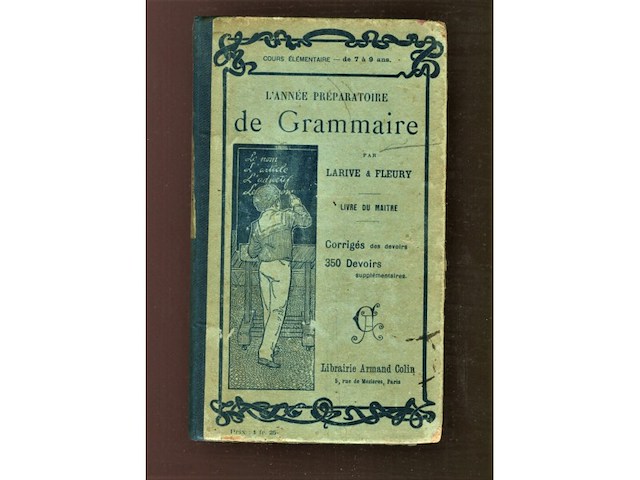 L`année préparatoire de grammaire