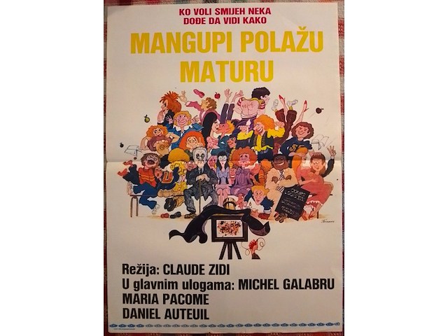 plakat MANGUPI POLAŽU MATURU