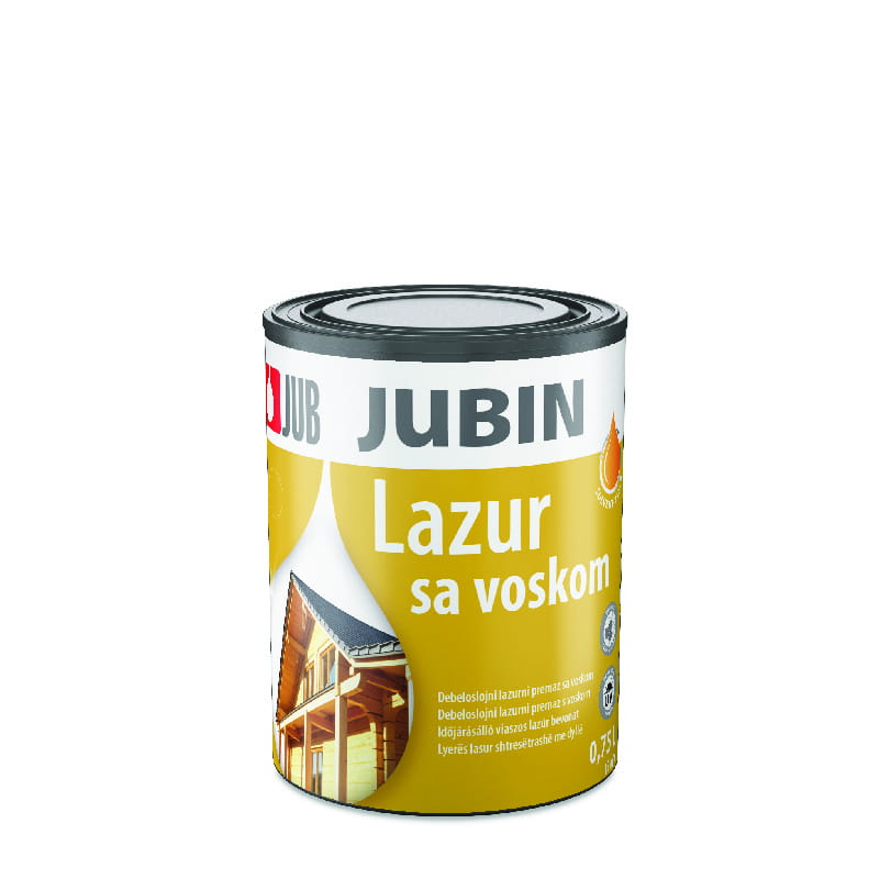 JUB Debeloslojni lazurni premaz Jubin Lazur Sa Voskom Baza 1 0,7L