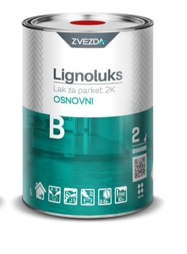 LIGNOLUKS Lak za parket 2K osnovni, komponenta B 5 l