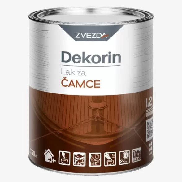 DEKORIN Lak za čamce 0,75 l