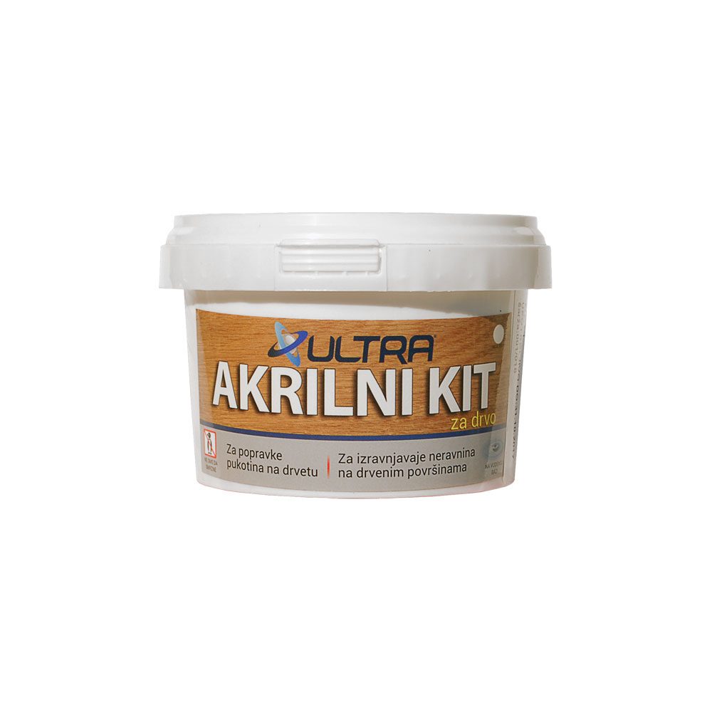 ULTRA Akril kit za drvo 0.35kg Beli