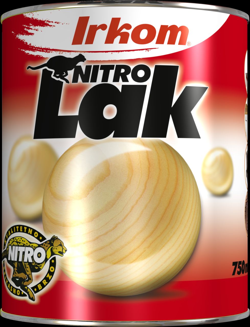 Nitro lak polumat 0.75l