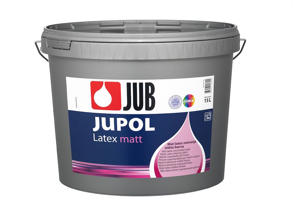 JUB Unutrašnja boja Jupol Latex Matt 1000 13.5 L (Mjl)