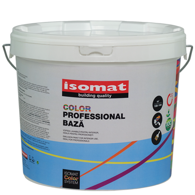 ISOMAT COLOR PROFESSIONAL emulziona boja Beli & Baza P 15l