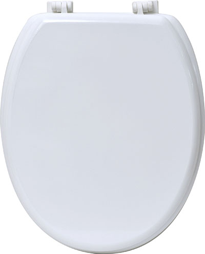 Tendance WC daska MDF sa plastičnim okovima 37,5x46cm MDF Bela