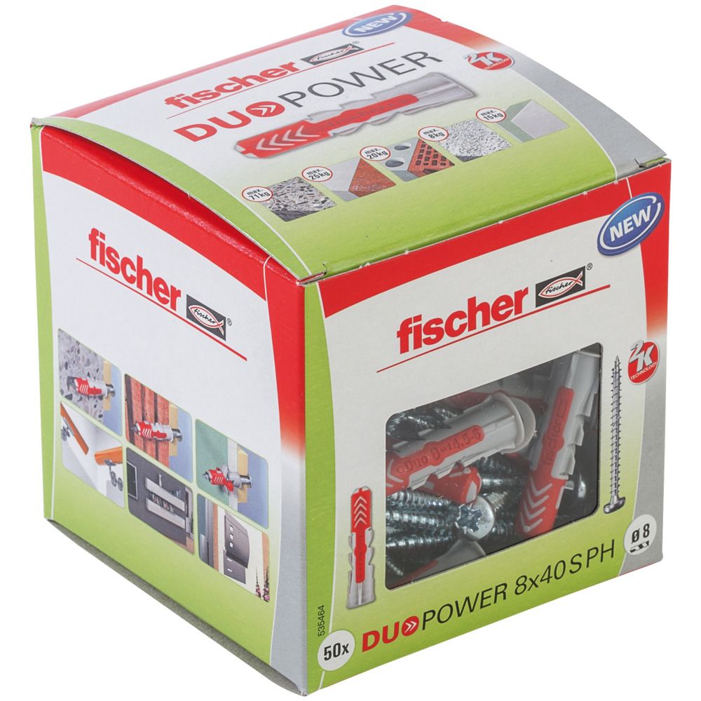 Fischer DuoPower 8x40 PH LD Pan glava