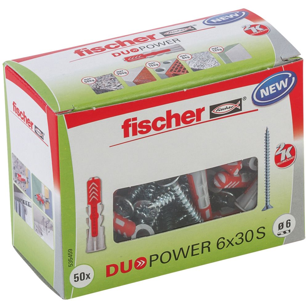 Fischer DuoPower 6x30 S LD sa zavrtnjem