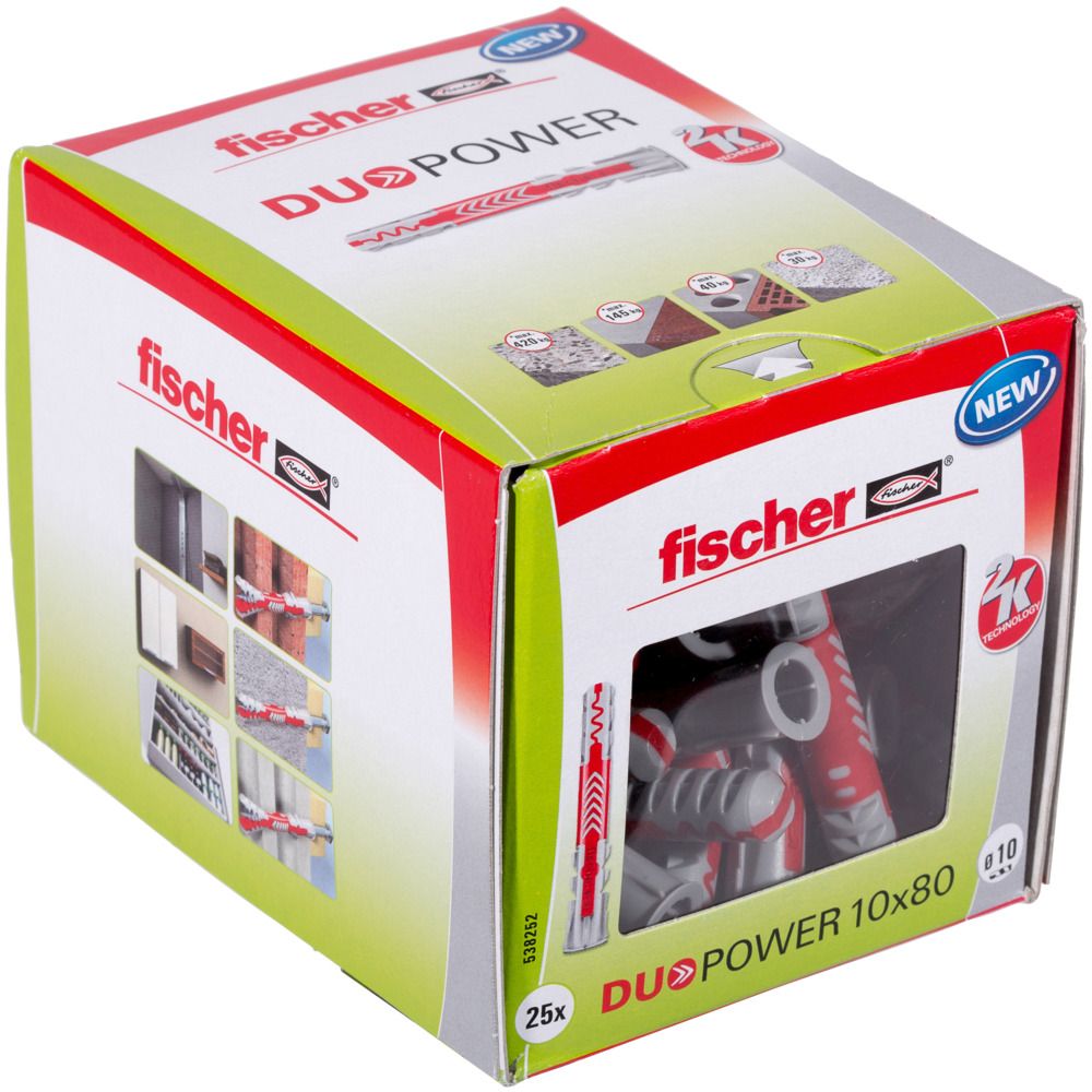 Fischer DuoPower 10x80 25kom