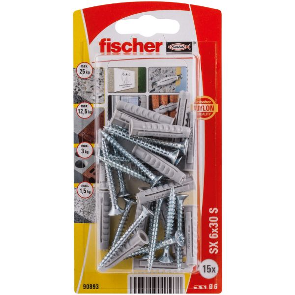 Fischer Tipl Sx Plus 6X30 S K Nv Tipl/Vijak