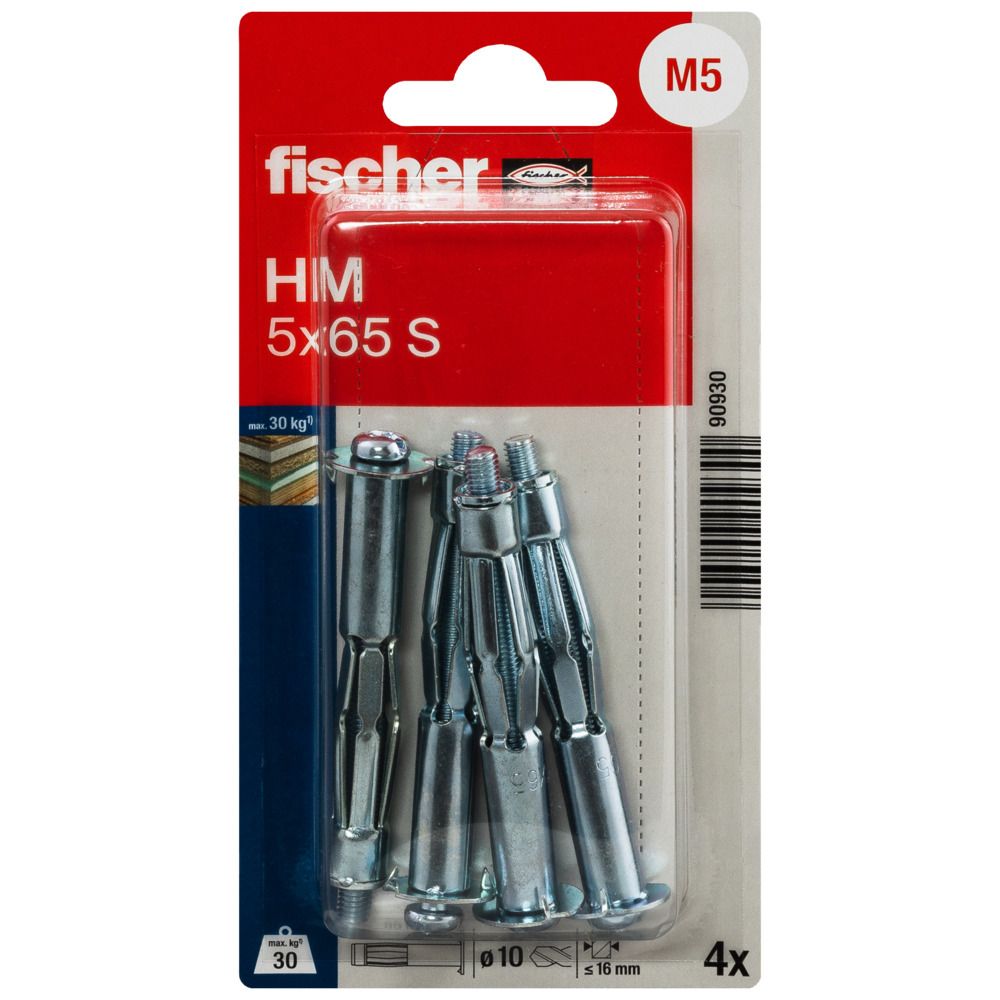 Fischer metalni tipl za šupljine HM 5x65 S sa vijkom