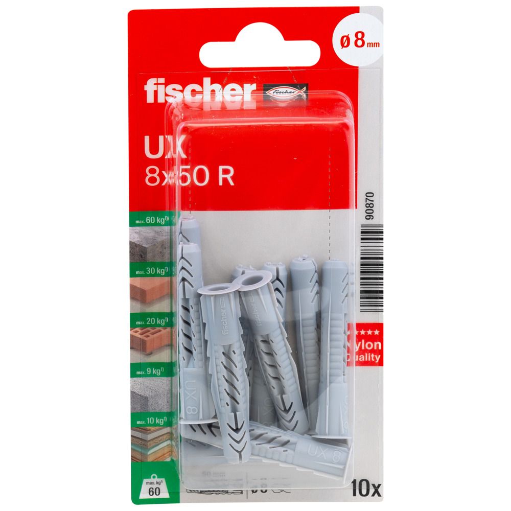 Fischer univerzalni tipl UX 8x50 R sa kragnom