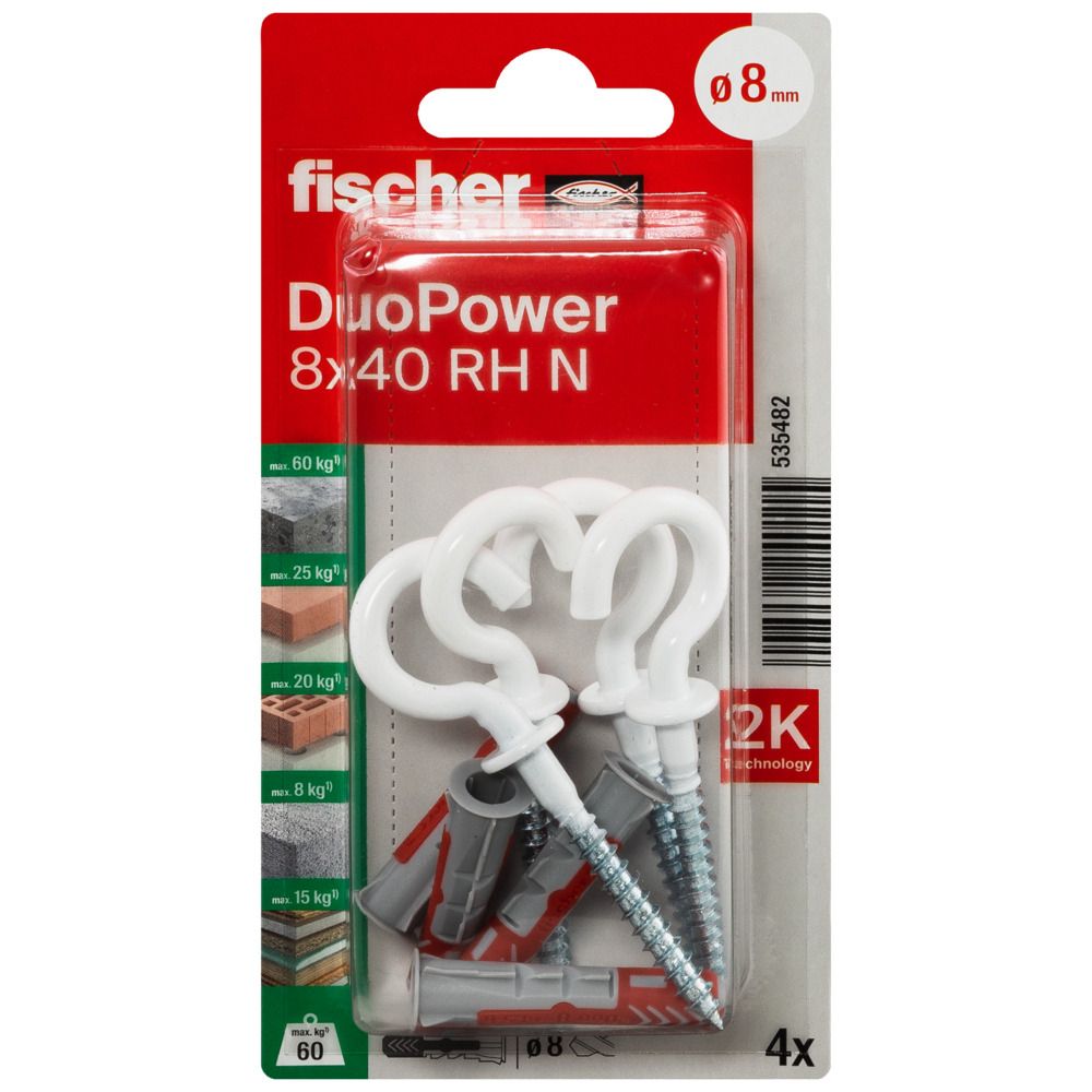 Fischer DuoPower 8x40 RH sa okruglom kukom, presvučena najlonom